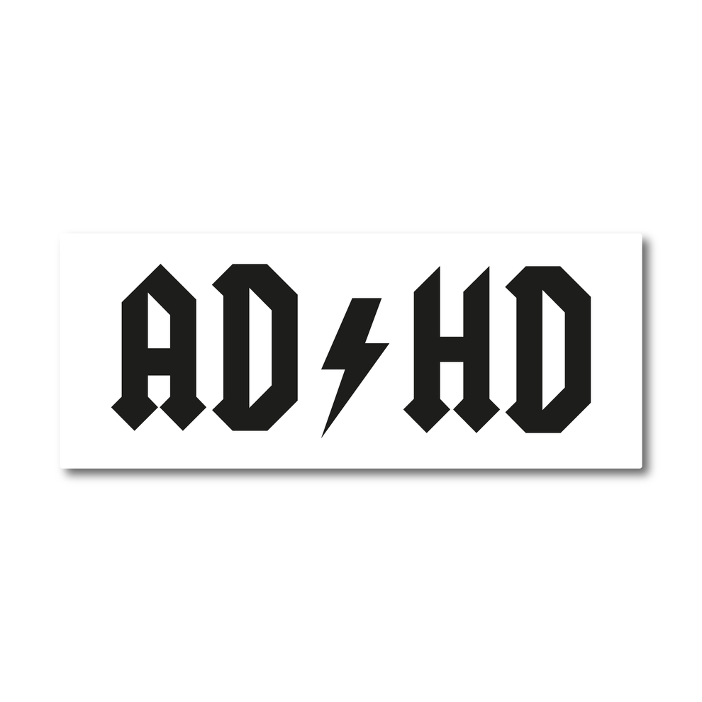 ADHD Sticker – Funny Slap-Style Vinyl Sticker | Blum Decals – Blum ...