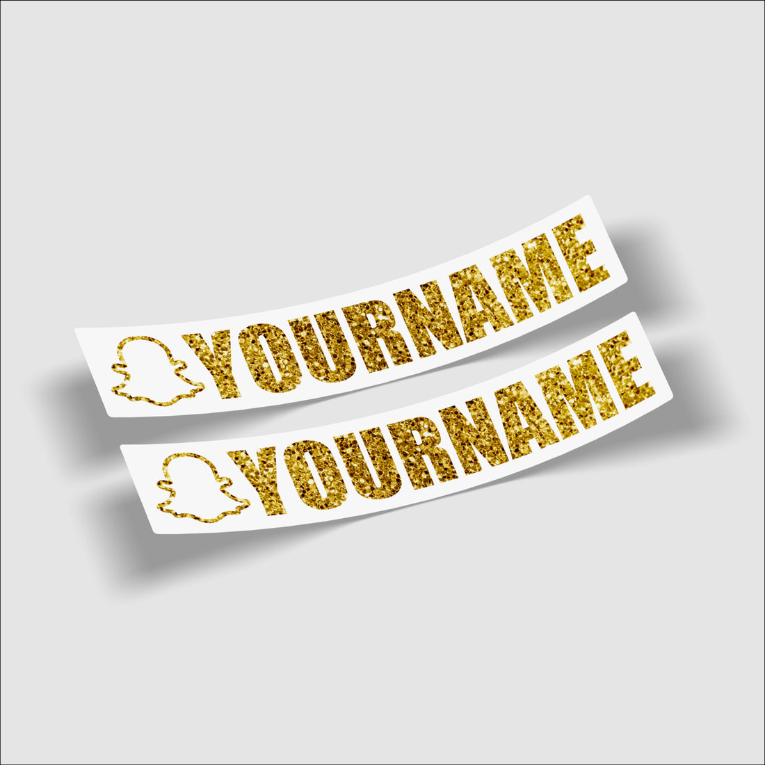 Snapchat Social Tag Stickers (Glitter) – Blum Decals Limited