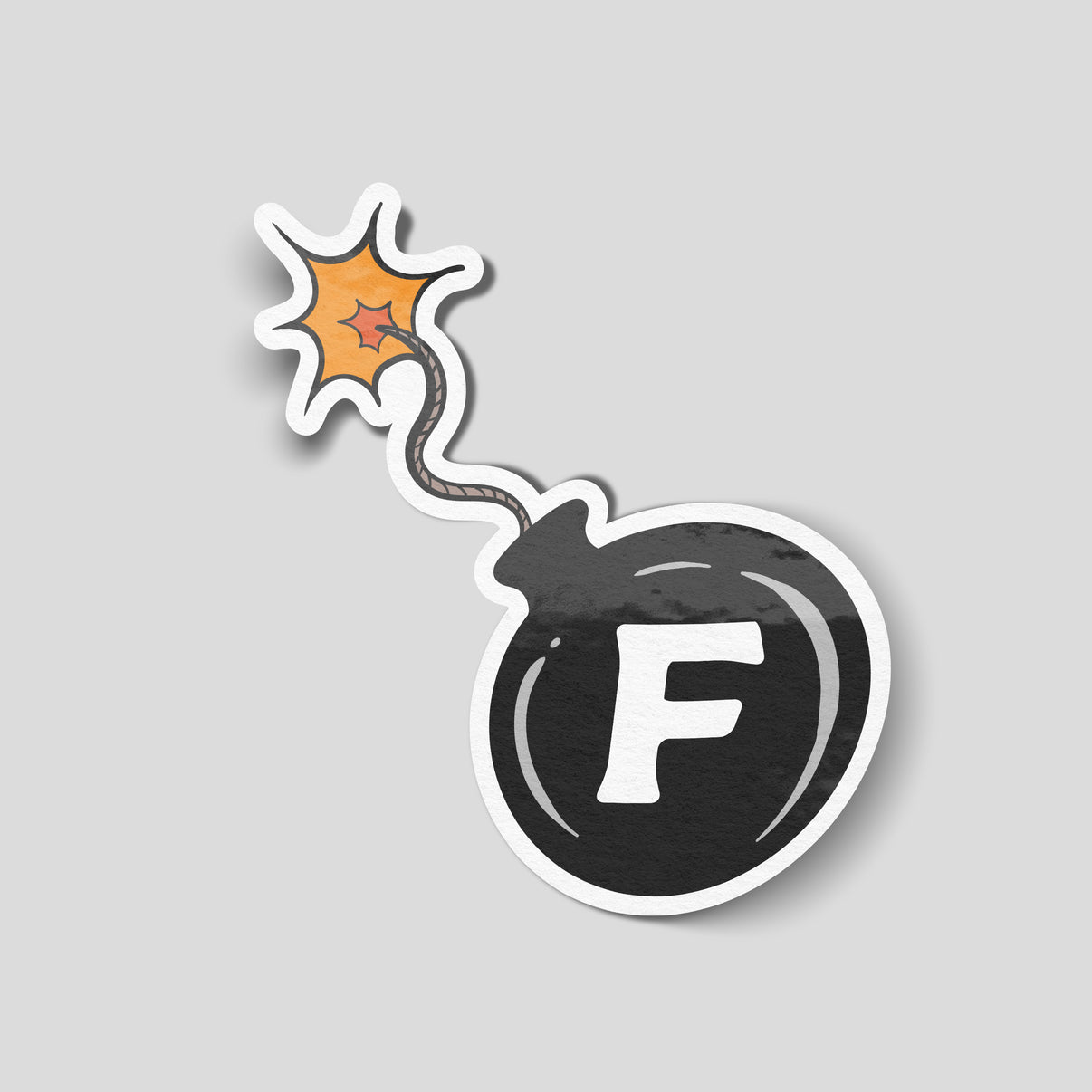 F-Bomb Funny Vinyl Sticker | Offensive Car Sticker – Blum Decals Limited