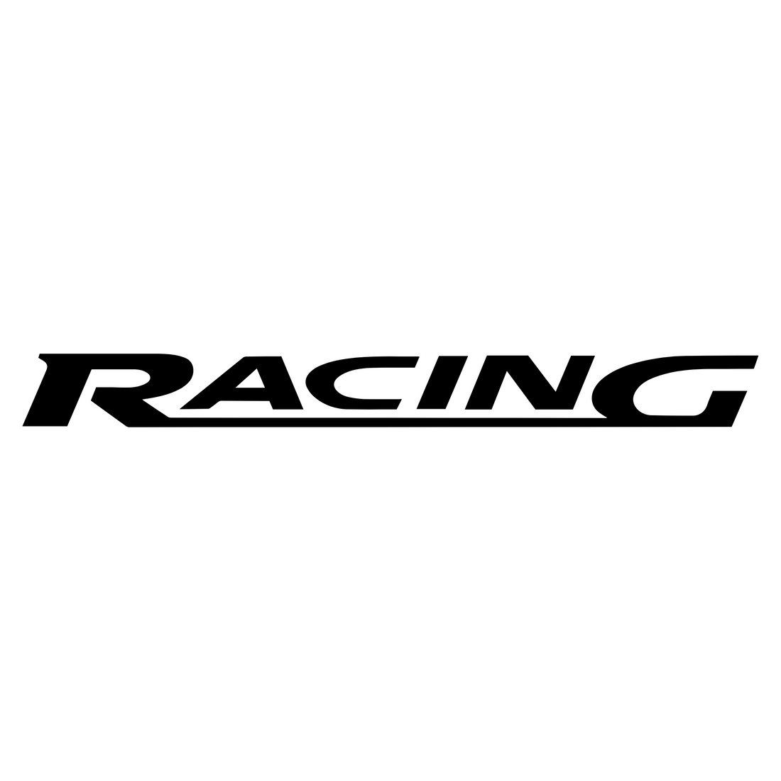 Ford Performance "Racing" Car Vinyl Decal – Motorsport Sticker for Car ...