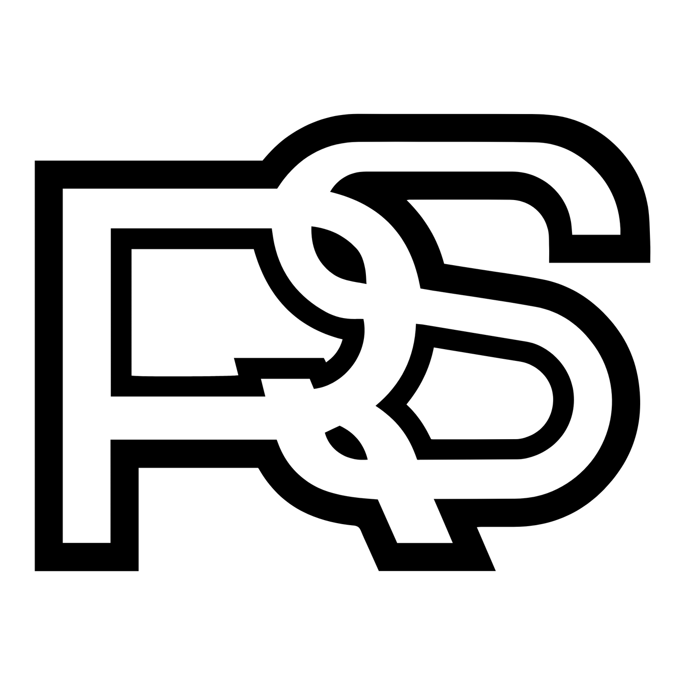 Ford RS (Retro) Logo Decal for Classic Car Restorations | Blum Decals