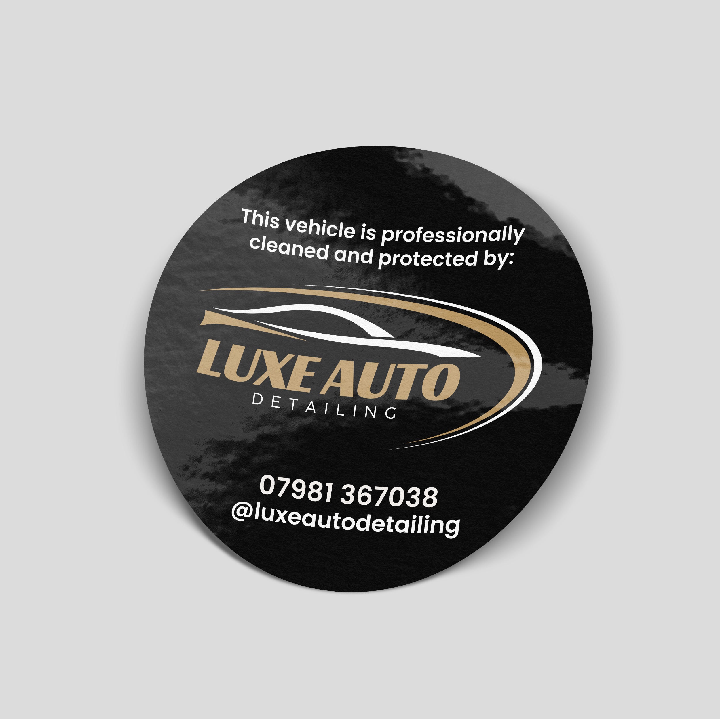 Custom Detailing Stickers | 45mm Gloss Vinyl Car Decals – Blum Decals ...