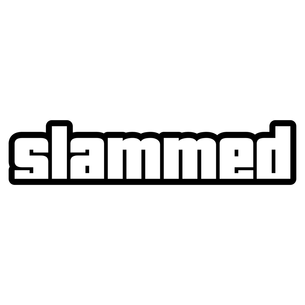 "Slammed" Text Vinyl Decal | Blum Decals – Blum Decals Limited
