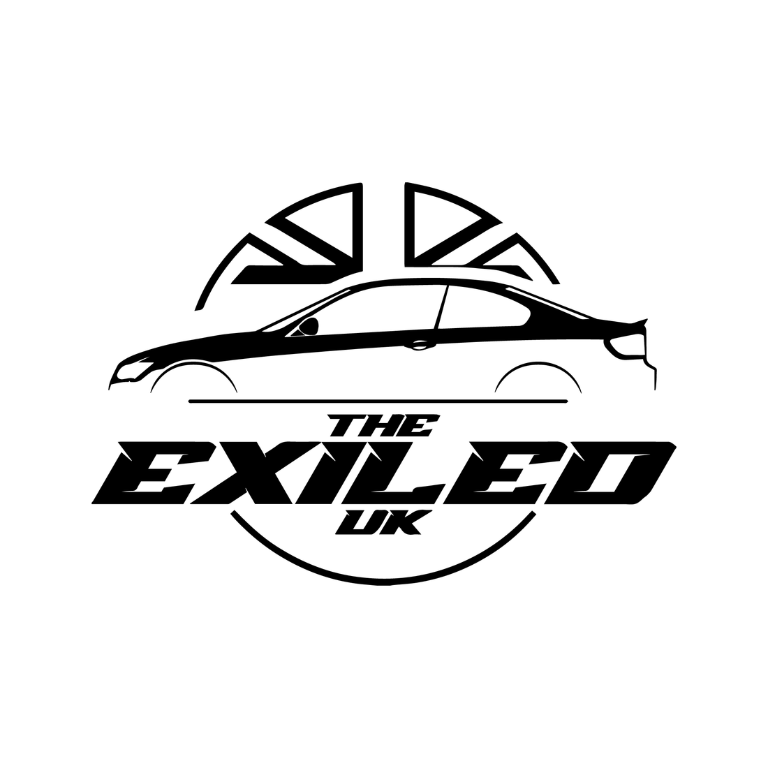 The Exilded UK Logo Club Sticker | Club Merchandise | Blum Decals ...
