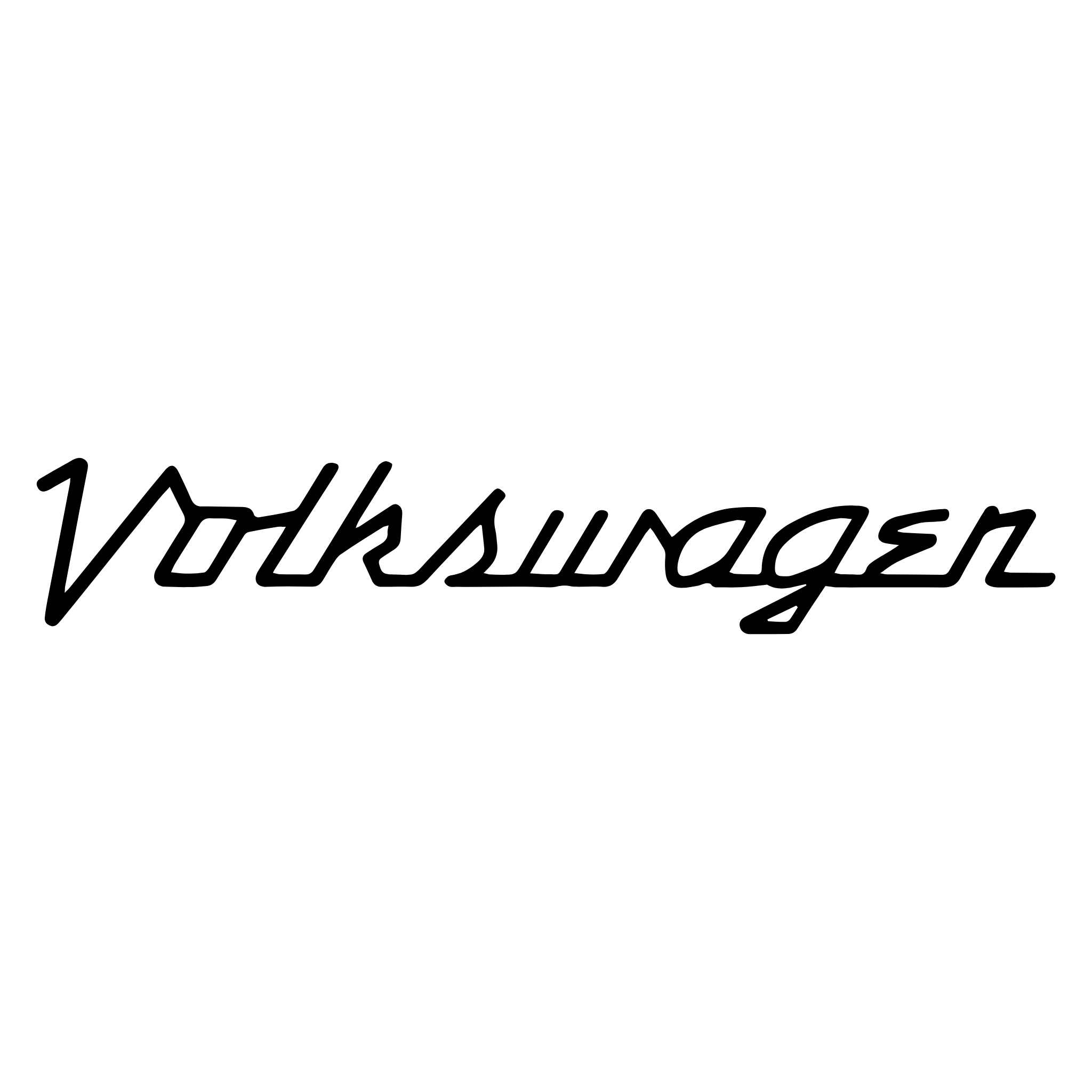 Volkswagen Signature Vinyl Decal – Classic Style for VW Enthusiasts ...